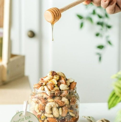 Honey Infused Assorted Nuts With Poppy Seeds